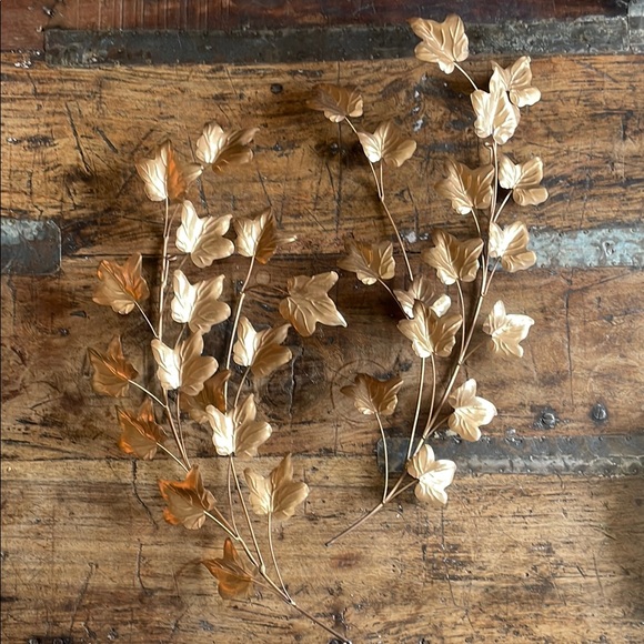Vintage | Accents | Vintage Brass Gold Leaf Decorative Branches | Poshmark